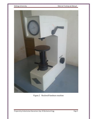 Material Testing Lab Manual | PDF