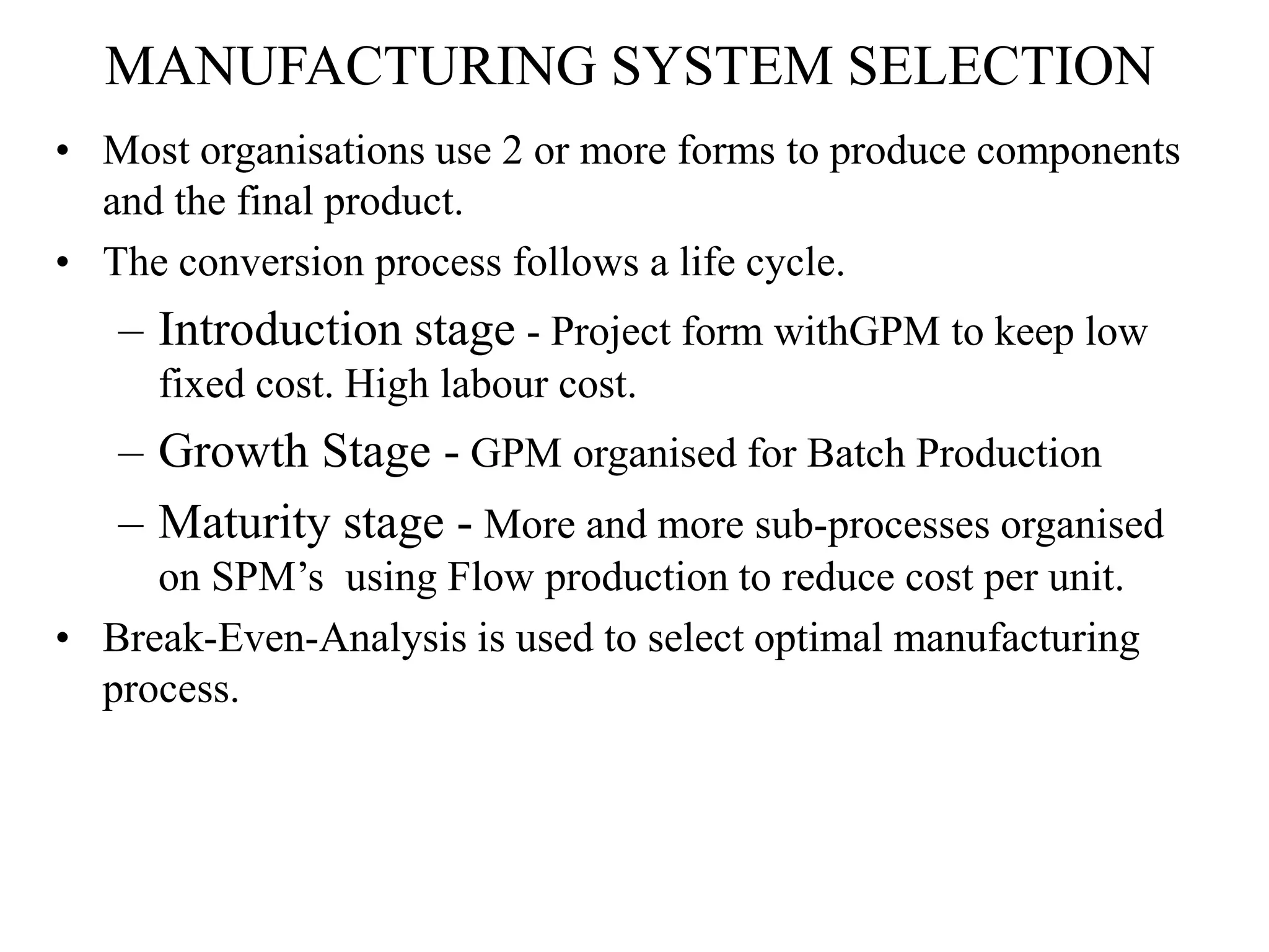 Manufacturing process management article | PPT
