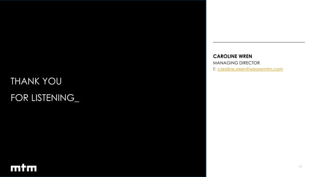 MTM Digital Culture 2019 Launch Presentation | PPT