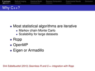bayesImageS: Bayesian computation for medical Image Segmentation using a hidden Potts Model | PPT