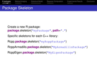 bayesImageS: Bayesian computation for medical Image Segmentation using a hidden Potts Model | PPT