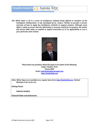Mtm2 white paper competitor analysis (featuring the four corners) | DOC