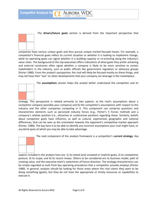 Mtm2 white paper competitor analysis (featuring the four corners) | DOC