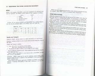 MTM Chapter - PMTS information about the MTM | PDF