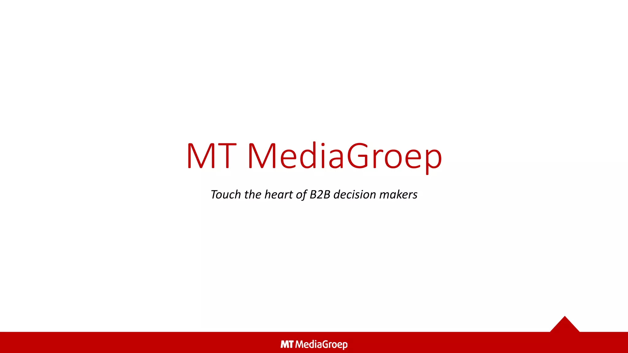 MT MediaGroep Corporate presentation | PPT