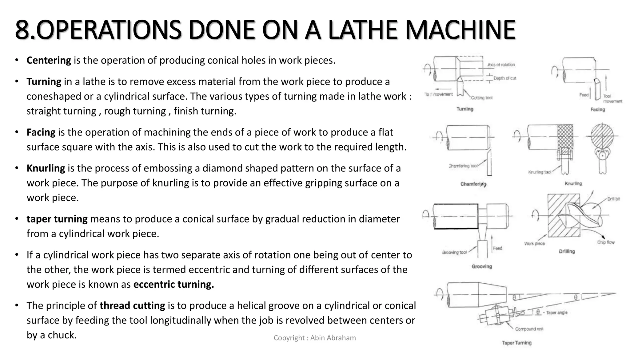 INTRODUCTION TO LATHE | MACHINE SHOP NOTES | VIVA NOTES | PPTX