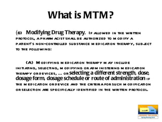 MoPCN MTM Presentation | PPT