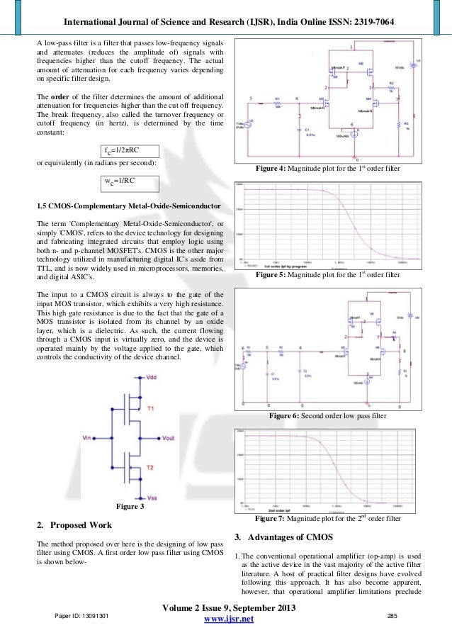 Design of Loop Filter Using CMOS
