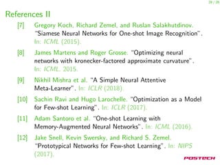 Gradient-Based Meta-Learning with Learned Layerwise Metric and Subspace | PPT