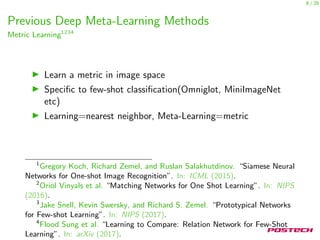 Gradient-Based Meta-Learning with Learned Layerwise Metric and Subspace | PPT