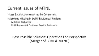 MTNL- Distinctive Competencies | PPTX