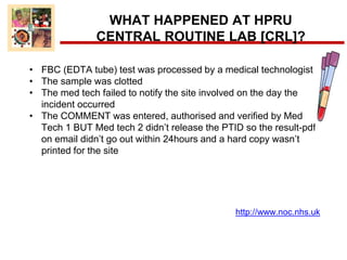 Mtn regional meeting fbc clotted tube preventions | PPTX