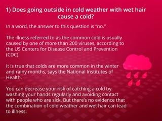 5 Surprising Answers to Questions about Cold and Flu Season | PPTX