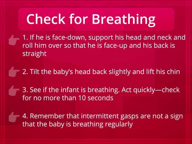 How to Perform Infant CPR | PPTX
