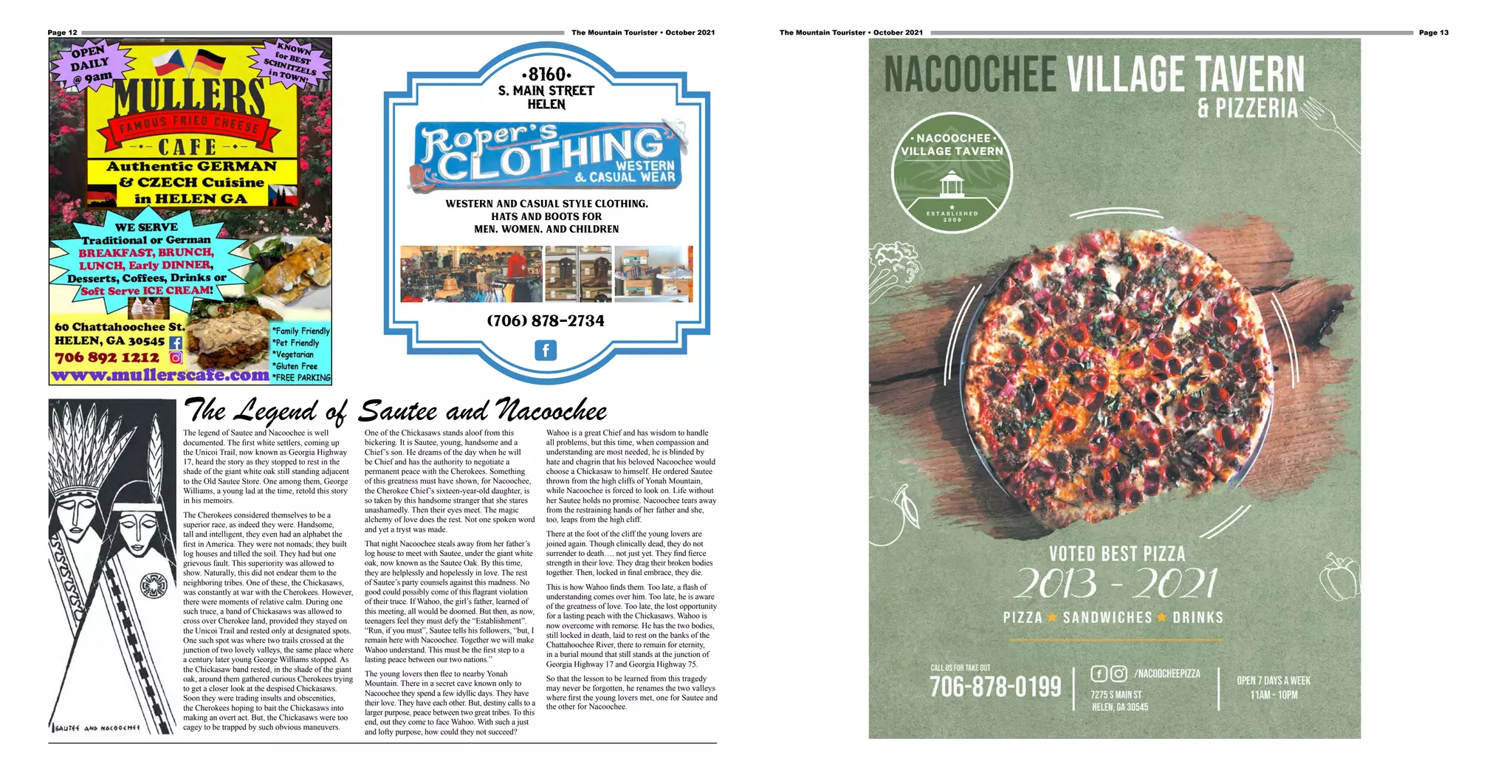 The Mountain Tourister of North Georgia October 2021 issue | PDF