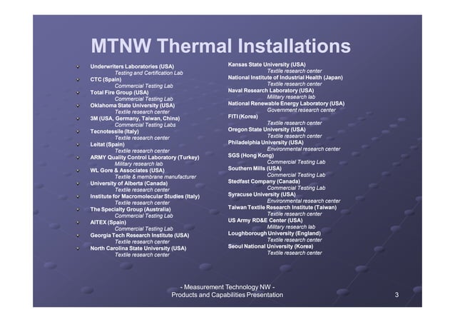 Mtnw Company And Products | PPT