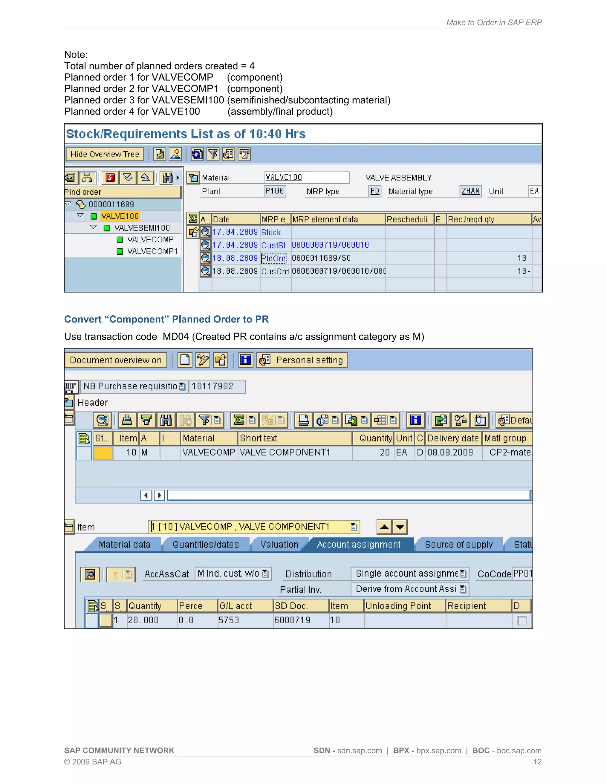 Make to order document | PDF