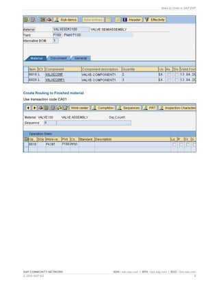Make to order document | PDF