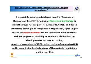 Megatons to Development | PDF | Power and Energy Industry | Industries