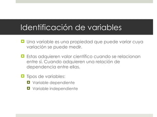 Método científico | PPT