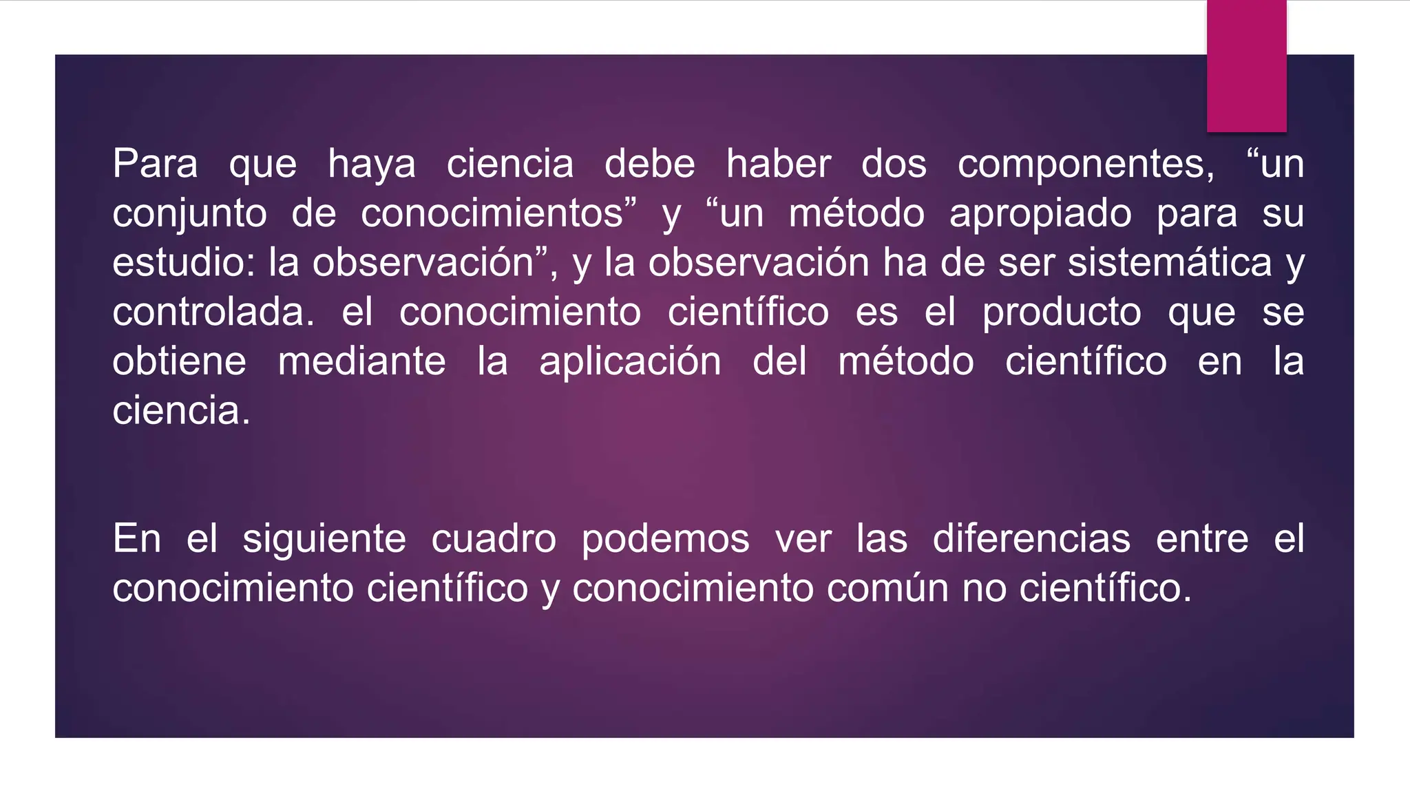 MÉTODO CIENTÍFICO,QUE ES EL METODO CIENTIFICO | PPT