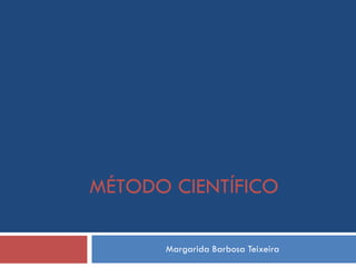 Método científico power point | PPT