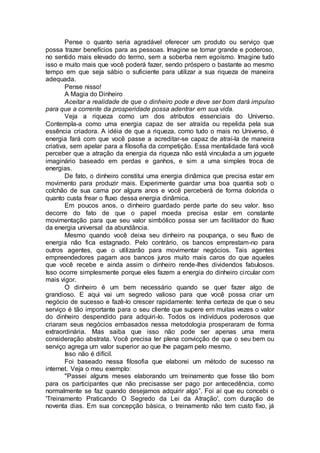 Método de 21 dias para atrair a prosperidade | DOCX
