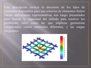 Método de elementos finitos introduccion e historia | PPTX