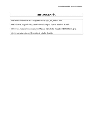Método de estudio dirigido | PDF