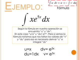Método de integración por Partes | PPTX