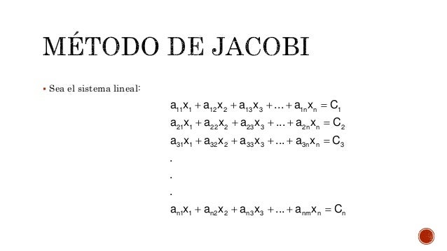 Método de jacobi