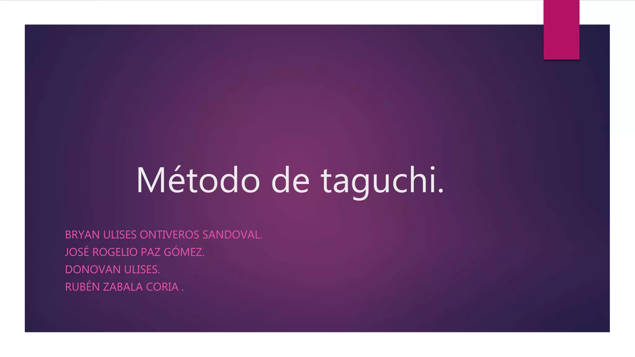 Método de taguchi.pptx