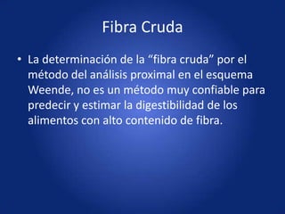 Método de van soest | PPTX