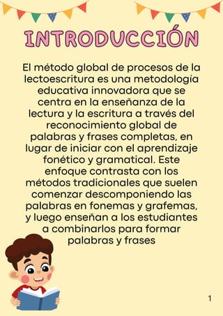 UNL-- Método Global de la lectoescritura | PDF
