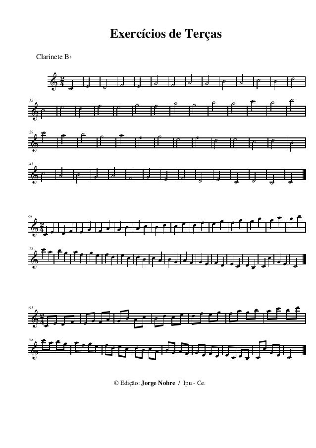 Clarinete Notas