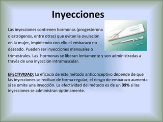 Métodos anticonceptivos | PPT