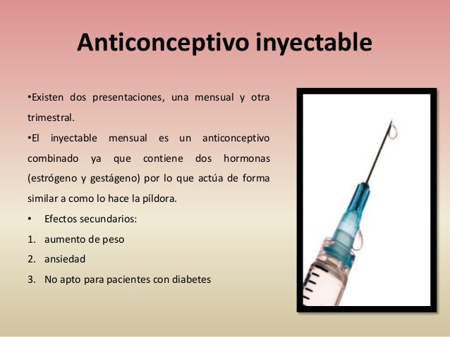 Métodos anticonceptivos