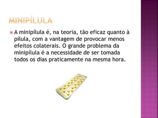 Métodos contraceptivos | PPTX