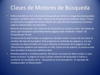 Métodos de búsqueda en internet | PPTX