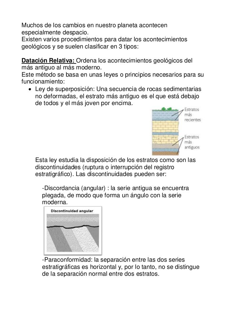 Datacion Relativa De Las Rocas Se Basa En - tiotaninstr