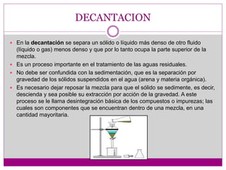 Métodos de separación | PPTX