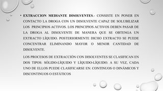 Métodos para el estudio de las drogas | PPT
