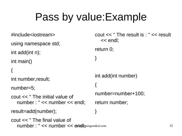 OpenGurukul : Language : C++ Programming | PPT