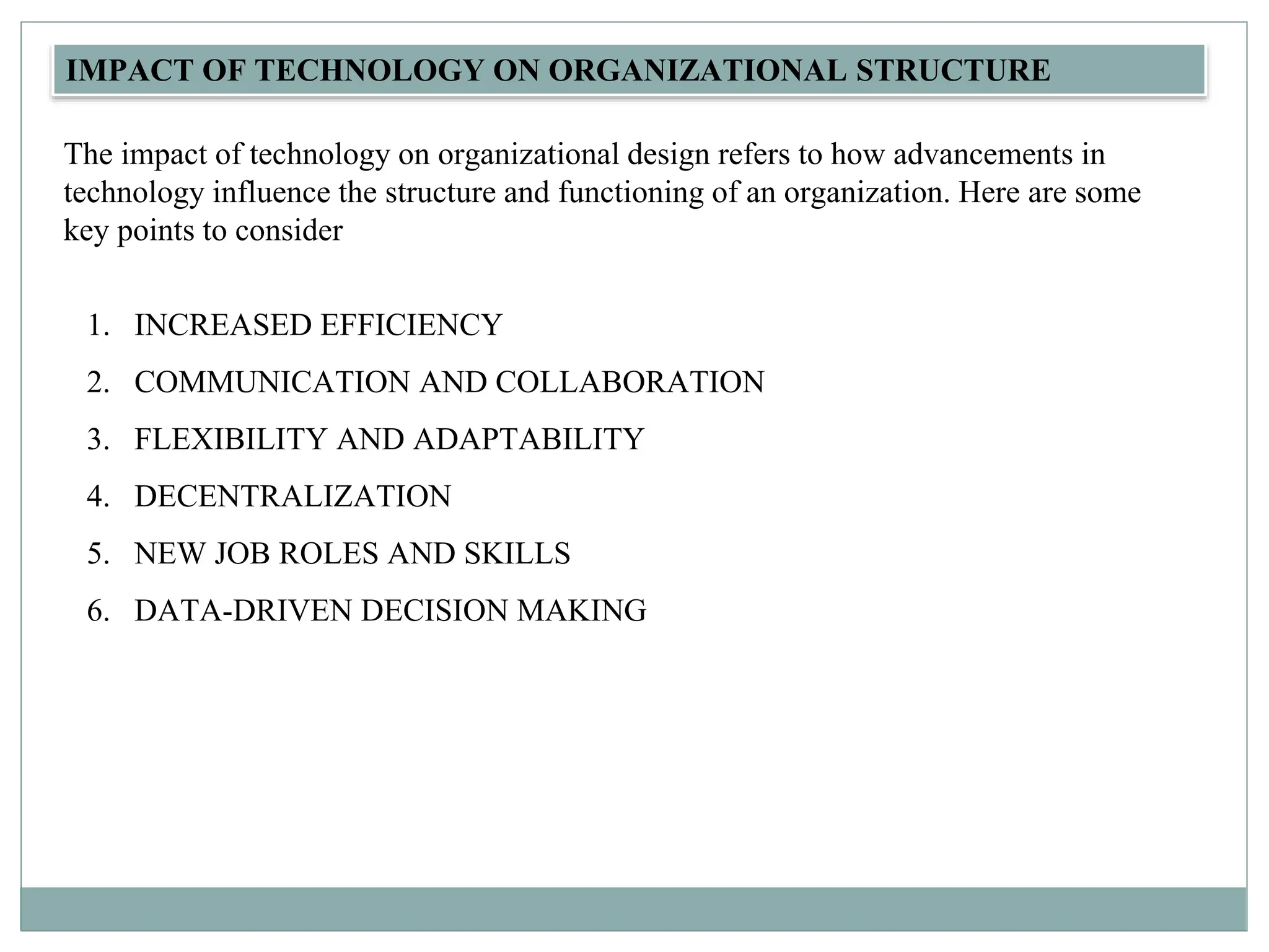 MTO__Impact of technology on organizational_ASSIGNMENT -5( 23261NC0010).pptx