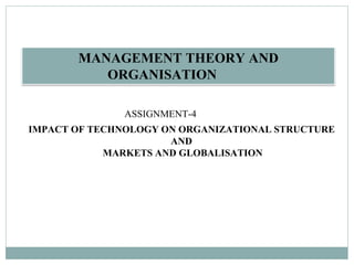 MTO__Impact of technology on organizational_ASSIGNMENT -5( 23261NC0010 ...