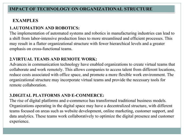 MTO__Impact of technology on organizational_ASSIGNMENT -5( 23261NC0010 ...