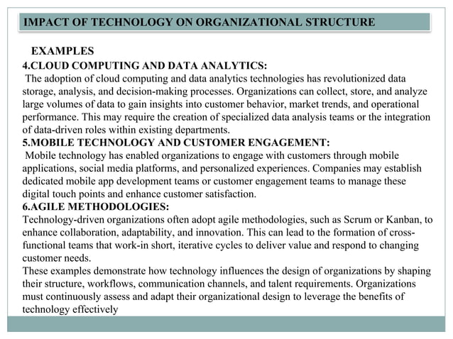 MTO__Impact of technology on organizational_ASSIGNMENT -5( 23261NC0010 ...