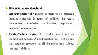 MICRO TEACHING ON QUESTION BANK PREPARATION.pptx