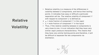 MASS TRANSFER OPERATION-DISTILLATION | PPTX | Chemistry | Science