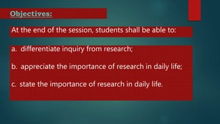 Mtot practical research 1 demonstration | PPTX